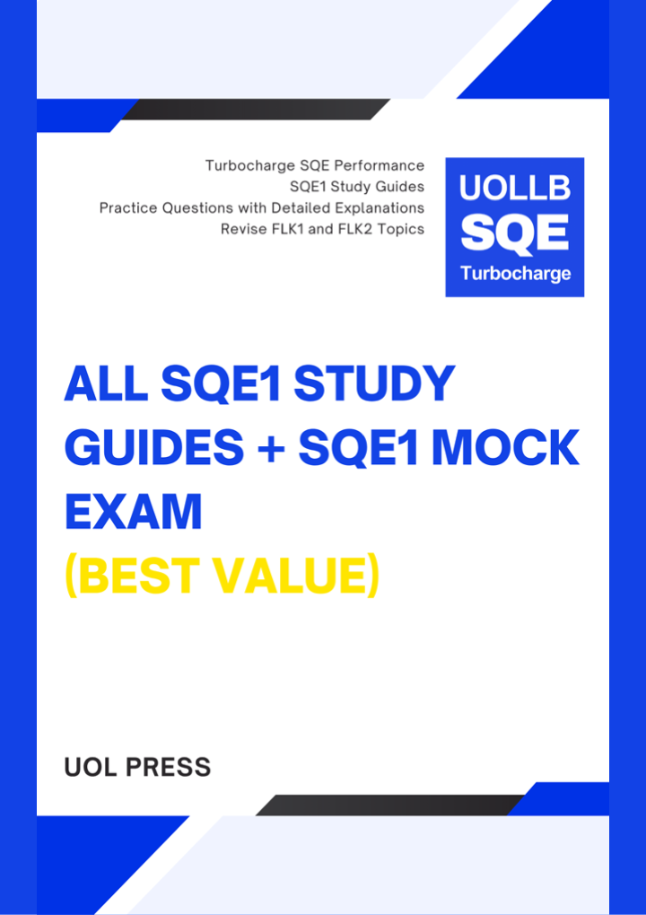 All SQE1 Study Guides + SQE1 Mock Exam – UOLLB®