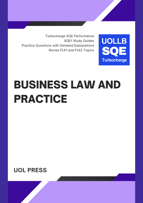 All SQE1 Study Guides – UOLLB®