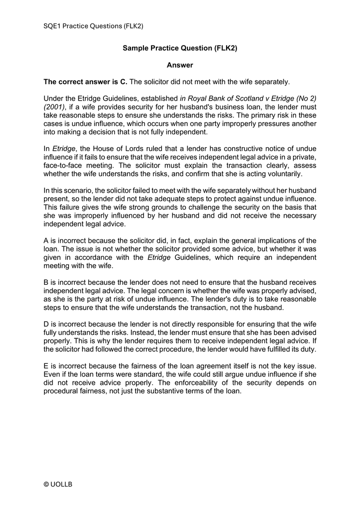 Qualifying Work Experience (QWE) – UOLLB®