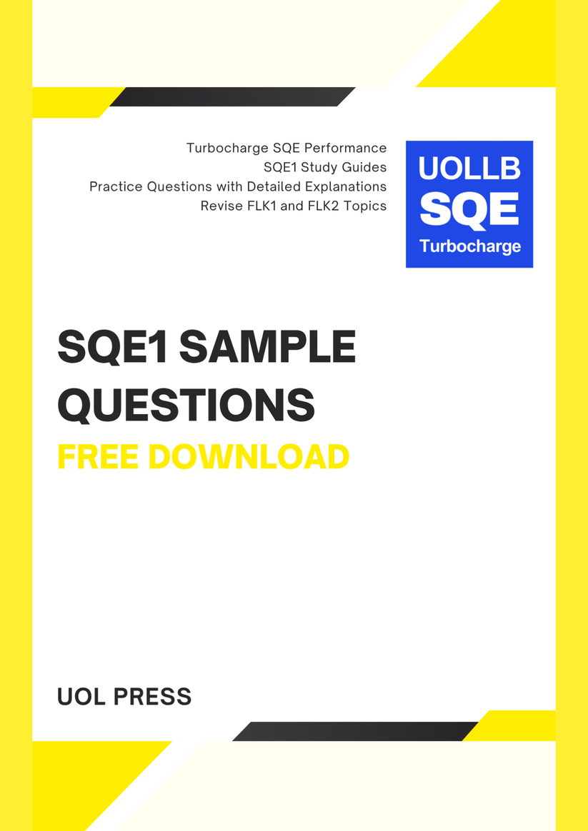 SQE1 Sample Questions (Free Download) – UOLLB®